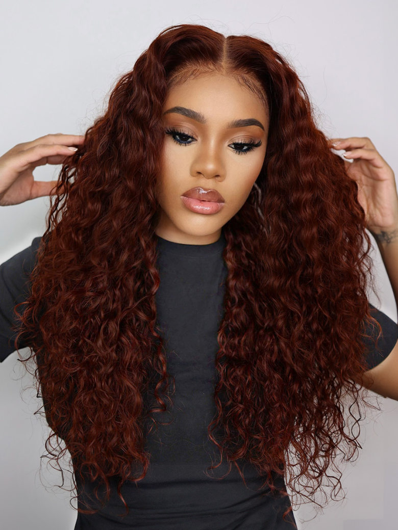 UNice 13x4 Ear To Ear Lace Frontal Reddish Brown Wig Pre-Everything Wig
